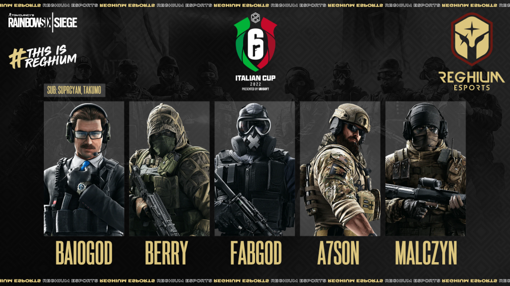 Roster R6 Italian Cup – Reghium Esports – Official Site